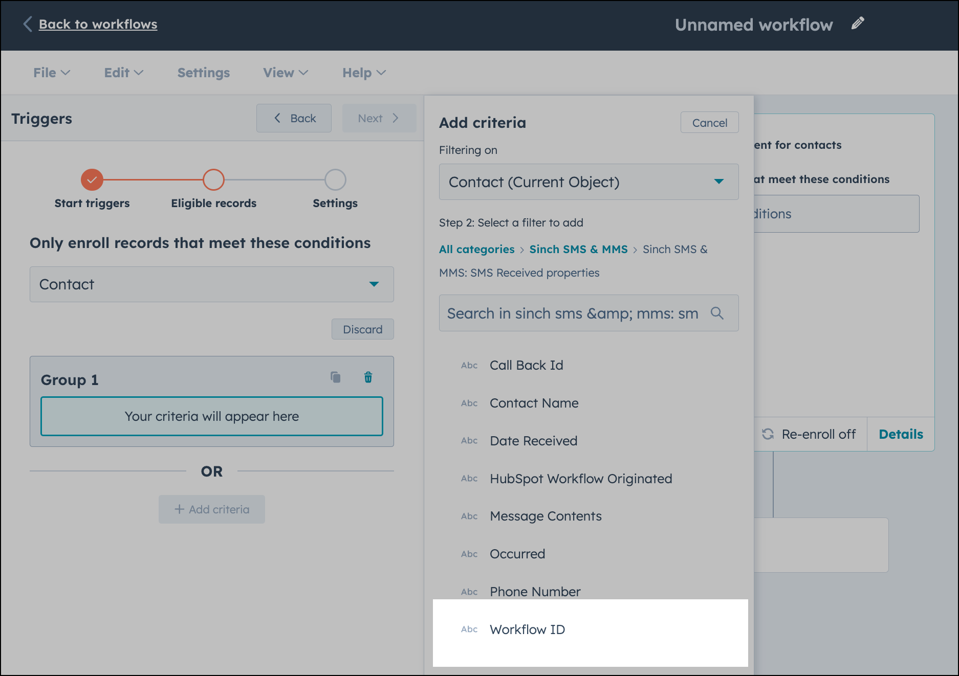 HubSpot | Use Workflow ID to connect inbound replies to specific ...
