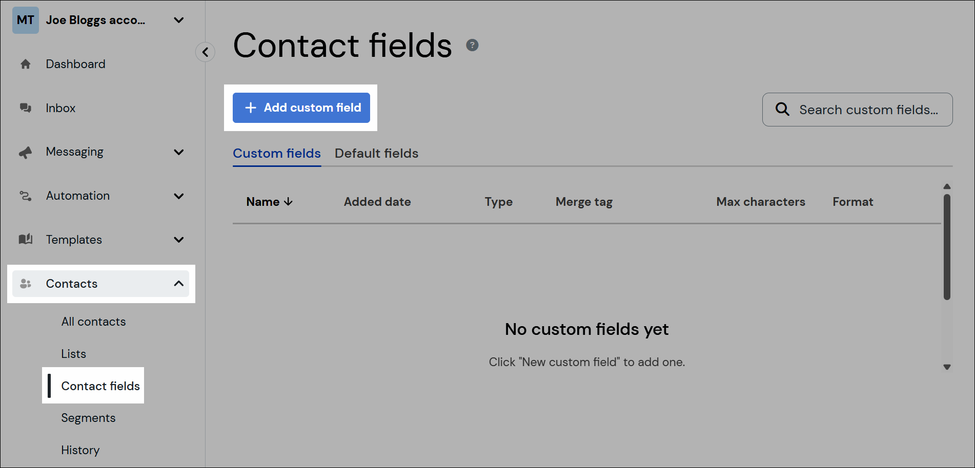 Using contact fields – Sinch Engage