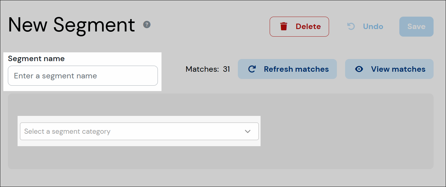 Creating audience segments – Sinch Engage