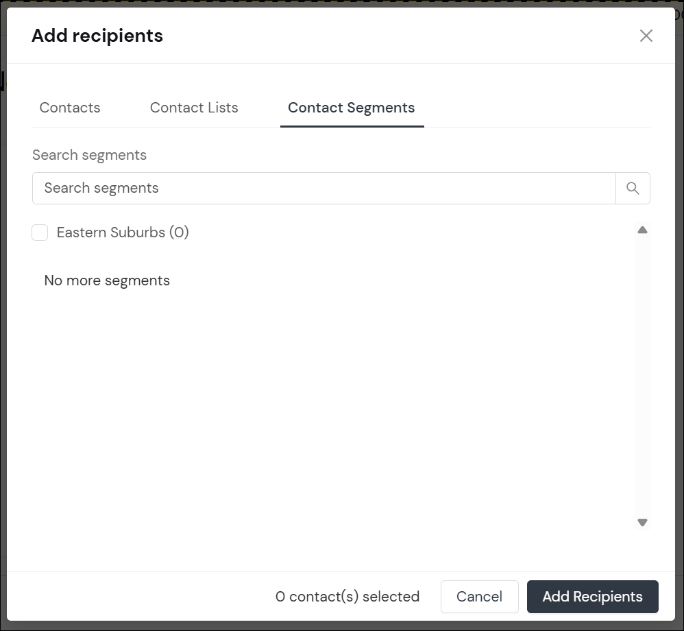 Creating audience segments – Sinch Engage