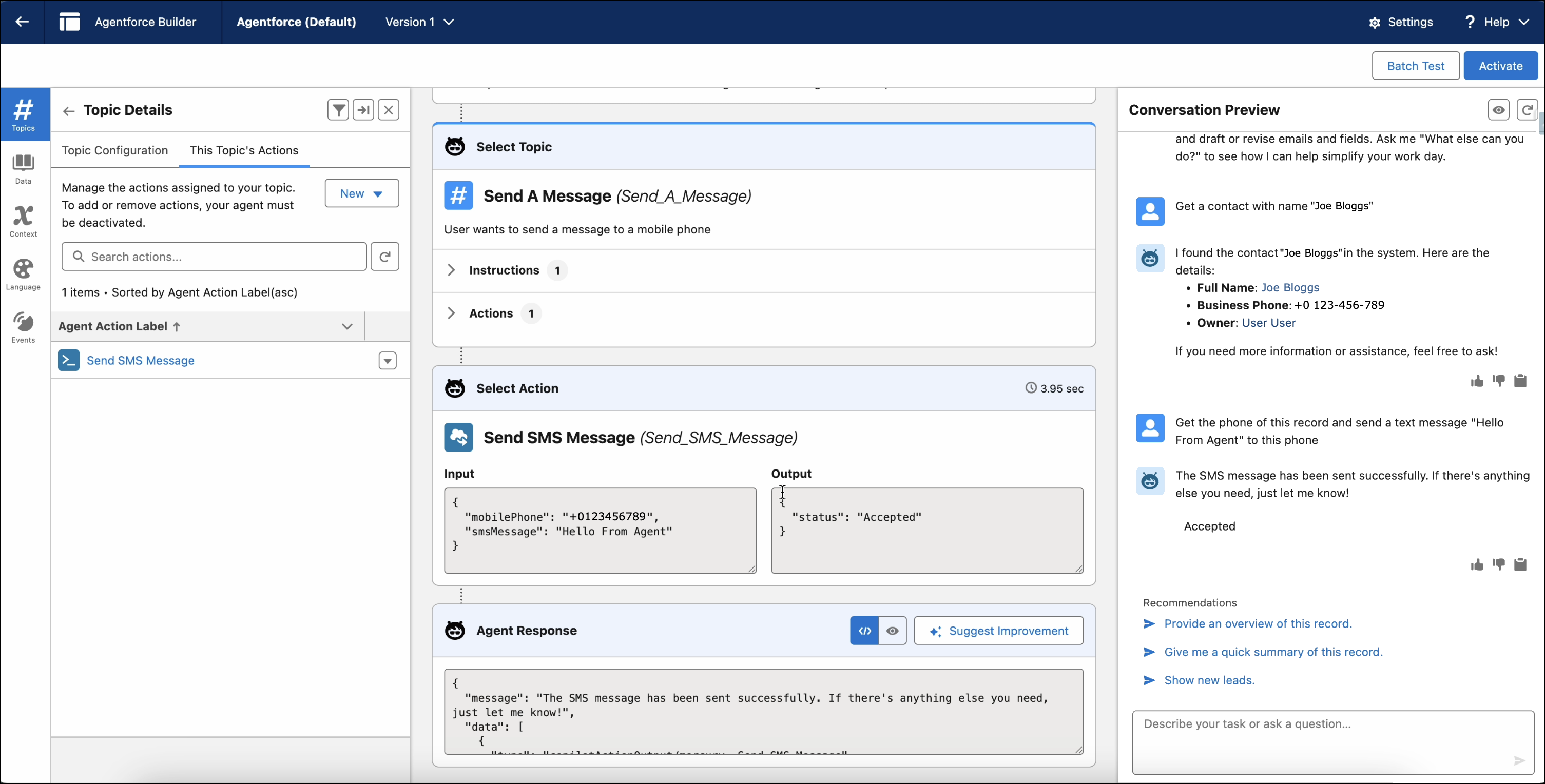 Salesforce | Agentforce Integration – Sinch Engage