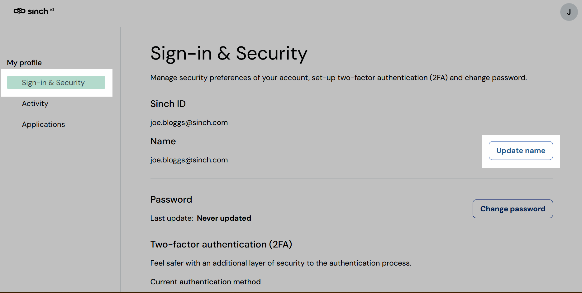 Sinch ID Single Sign-On – Sinch Engage